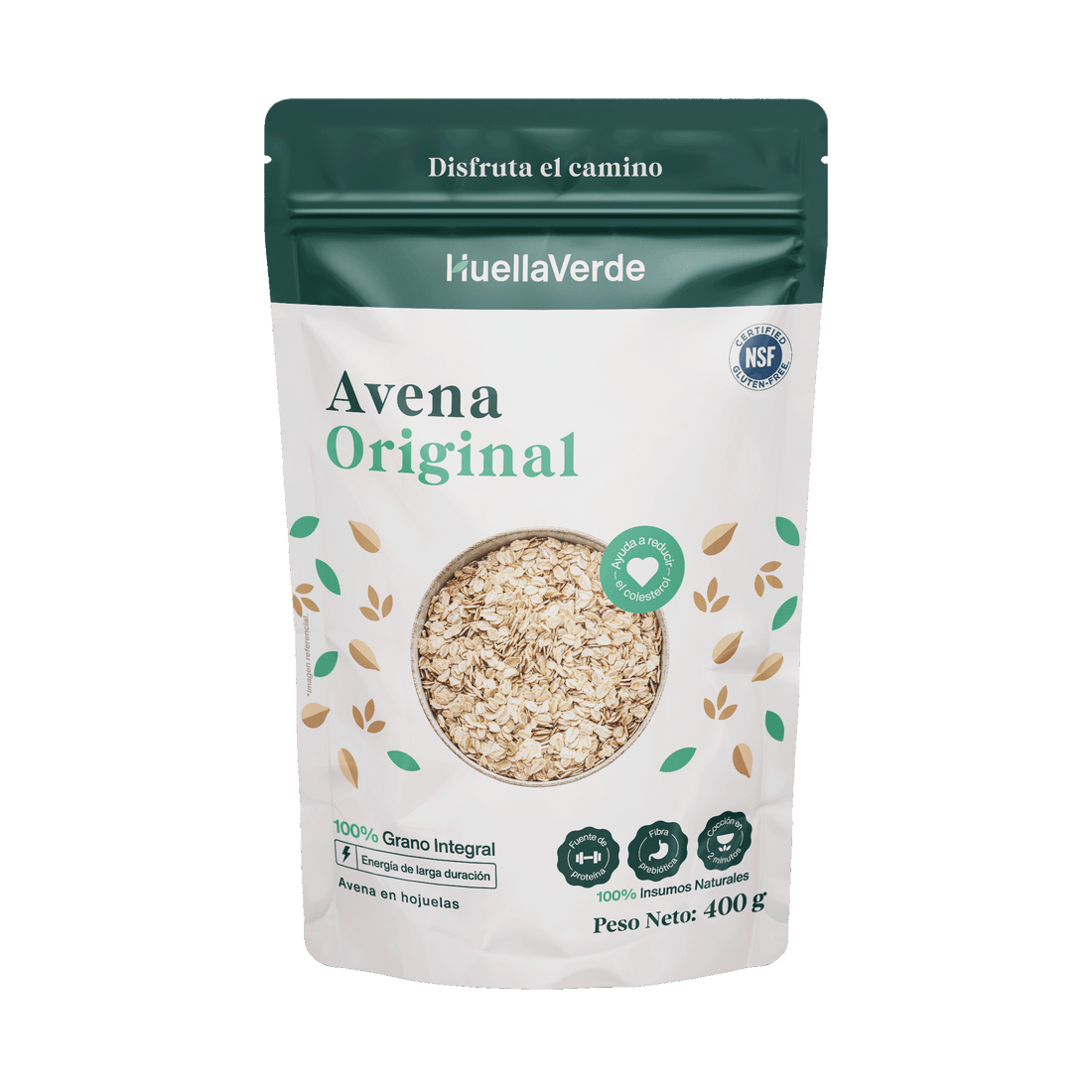 Avena Original 400gr – Huella Verde Foods
